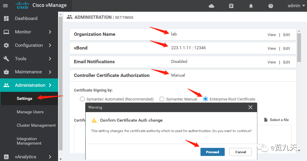 Cisco SD-WAN之vManage，vBond，vSmart和vEdge上线 | 一览网事